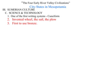 Ch2 4 river valley civ skf | PPT | Geography | Science