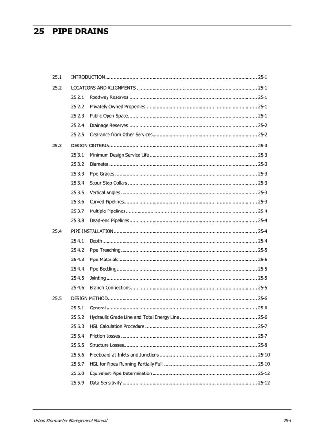 Ch 25 pipe drains | PDF
