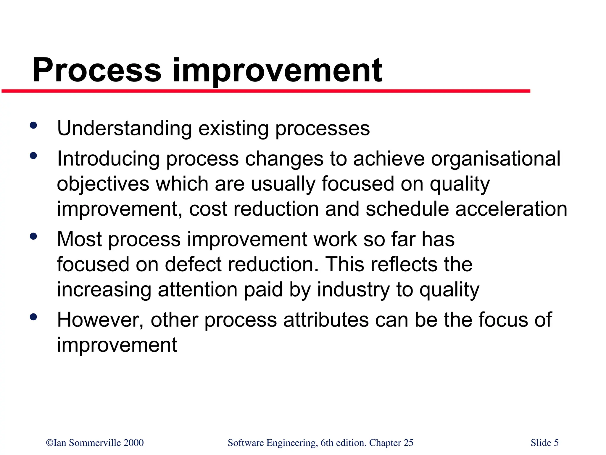chapter 25-process-improvement presentation | PPT