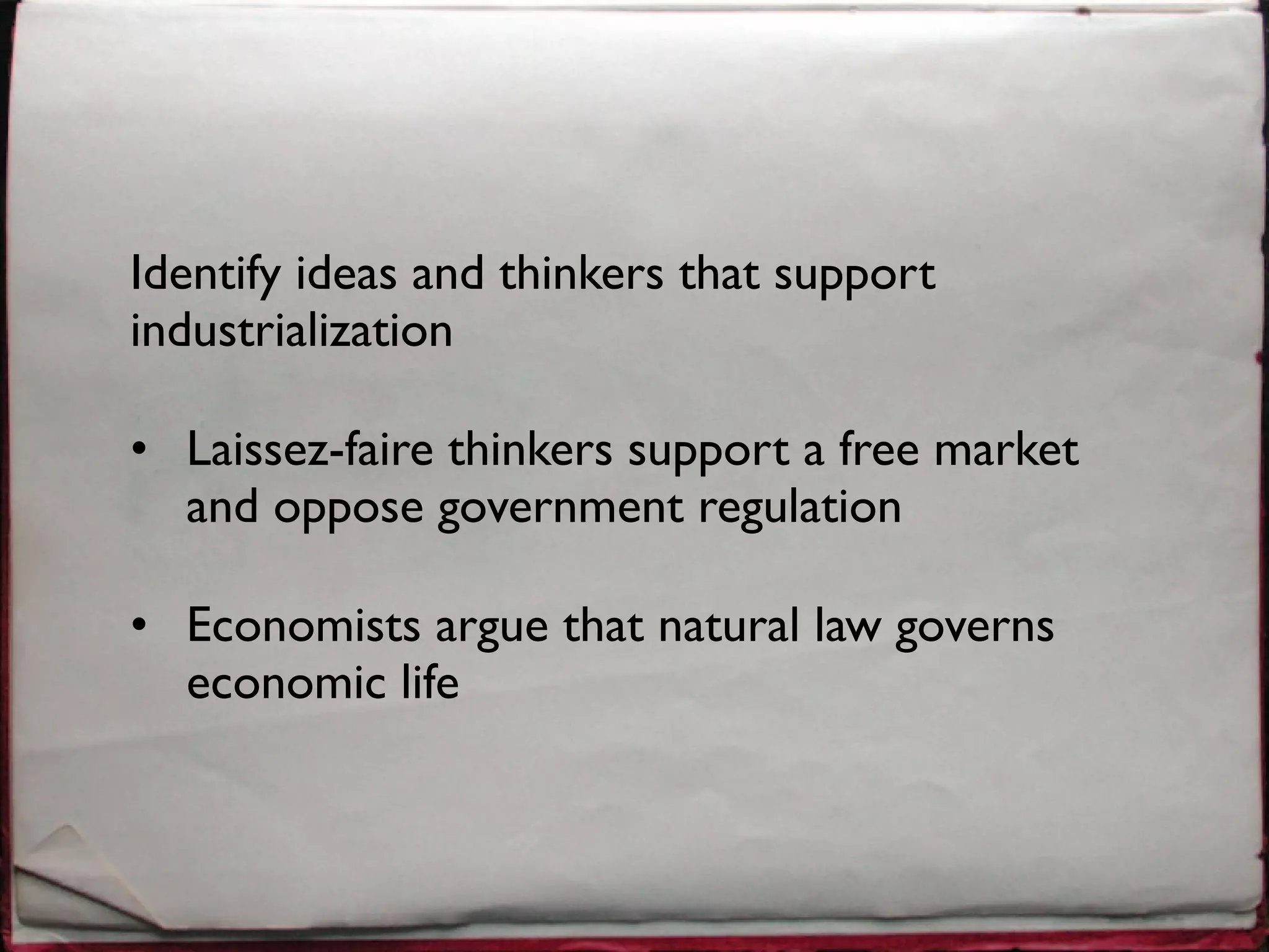 Ch 25 industrialization slides | KEY