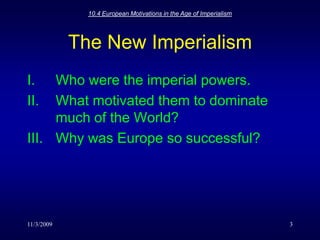 Ch 25 Section 1 Motives | PPTX