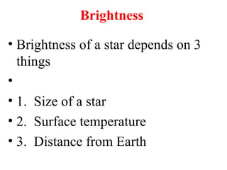 Ch 26 2 characteristics of stars | PPT