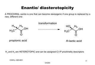 Organic Chemistry Year 2 Mechanism and Stereochemistry Lecture 1 | PPT ...