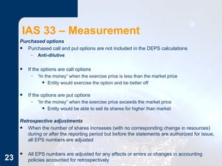 PPT Earnings Per Share IAS 33 | PPT