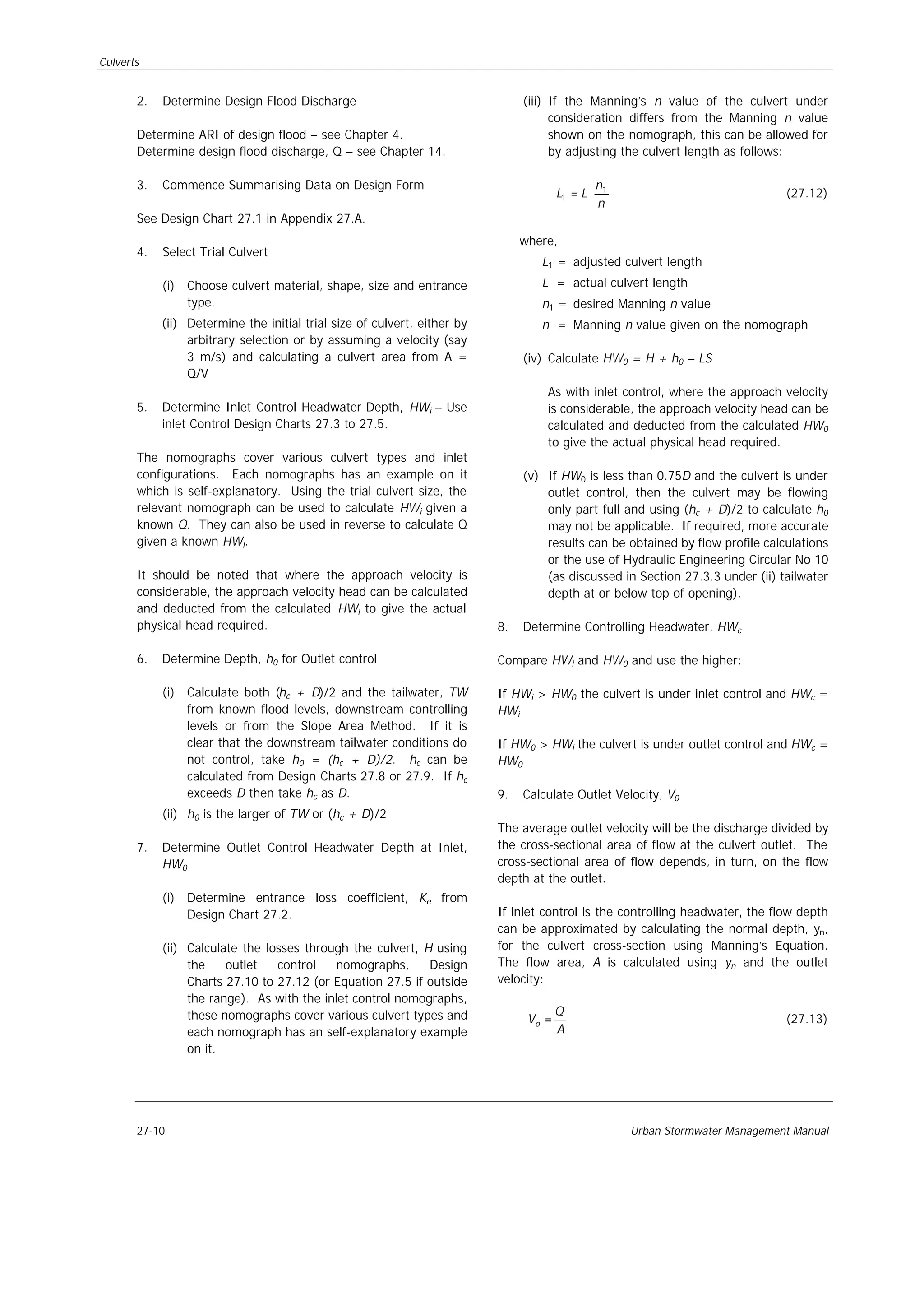 Ch 27 culverts | PDF