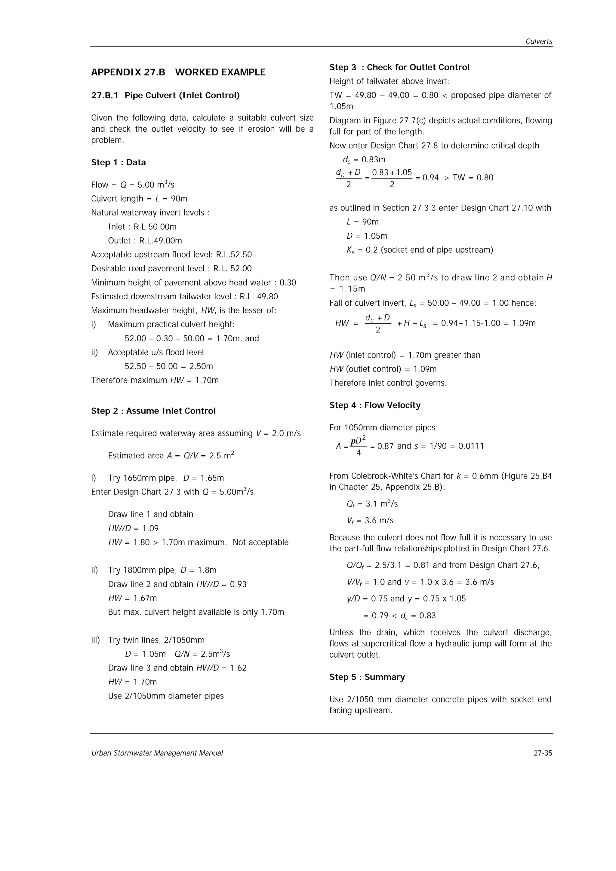 Ch 27 culverts | PDF