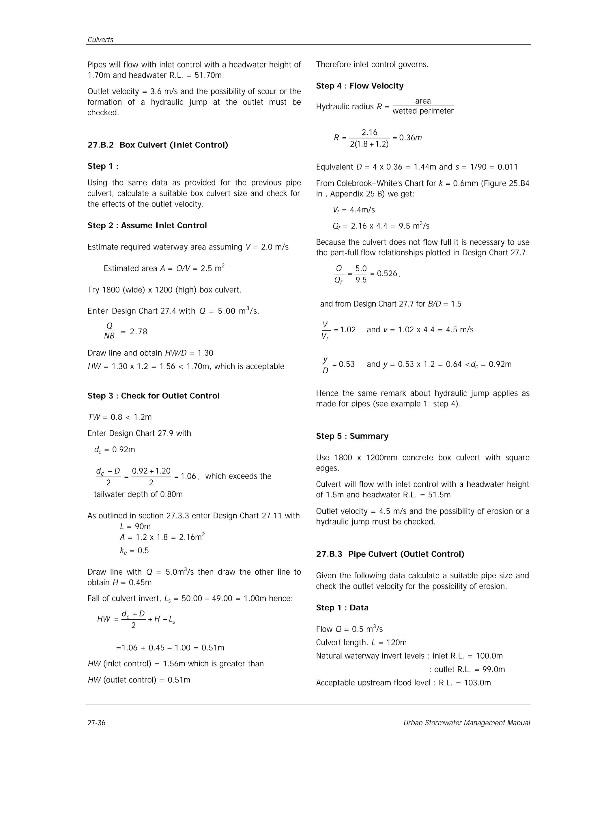 Ch 27 culverts | PDF