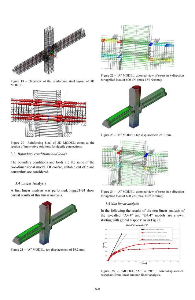 Finite element analysis of innovative solutions of precast concrete beamcolumn ductile ...