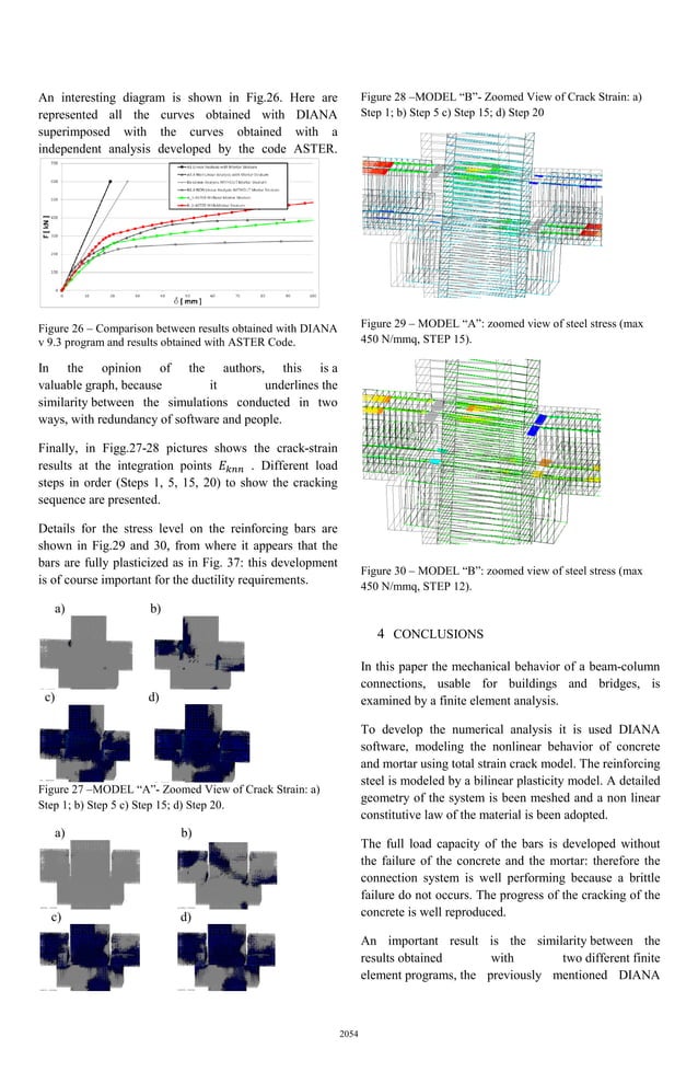 Finite element analysis of innovative solutions of precast concrete beamcolumn ductile ...
