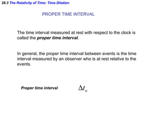 Ch28 special relativity 3 05 2013 | PPT