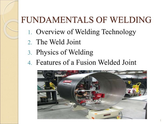 Fundamentals of Welding | PPT