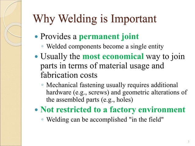 Fundamentals of Welding | PPT