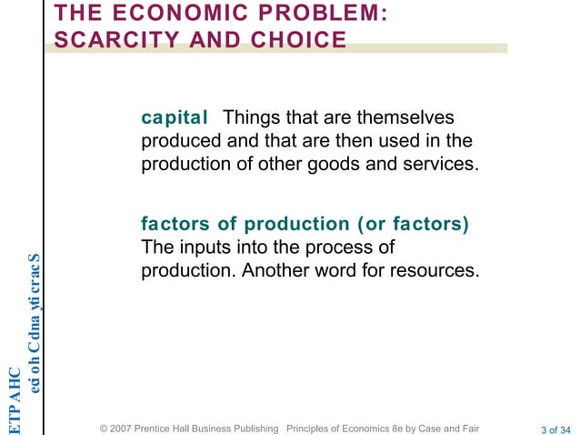 The Economic Problem. Scarcity and Choice | PPT