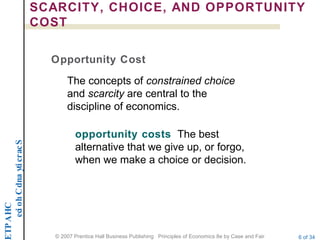 The Economic Problem. Scarcity and Choice | PPT