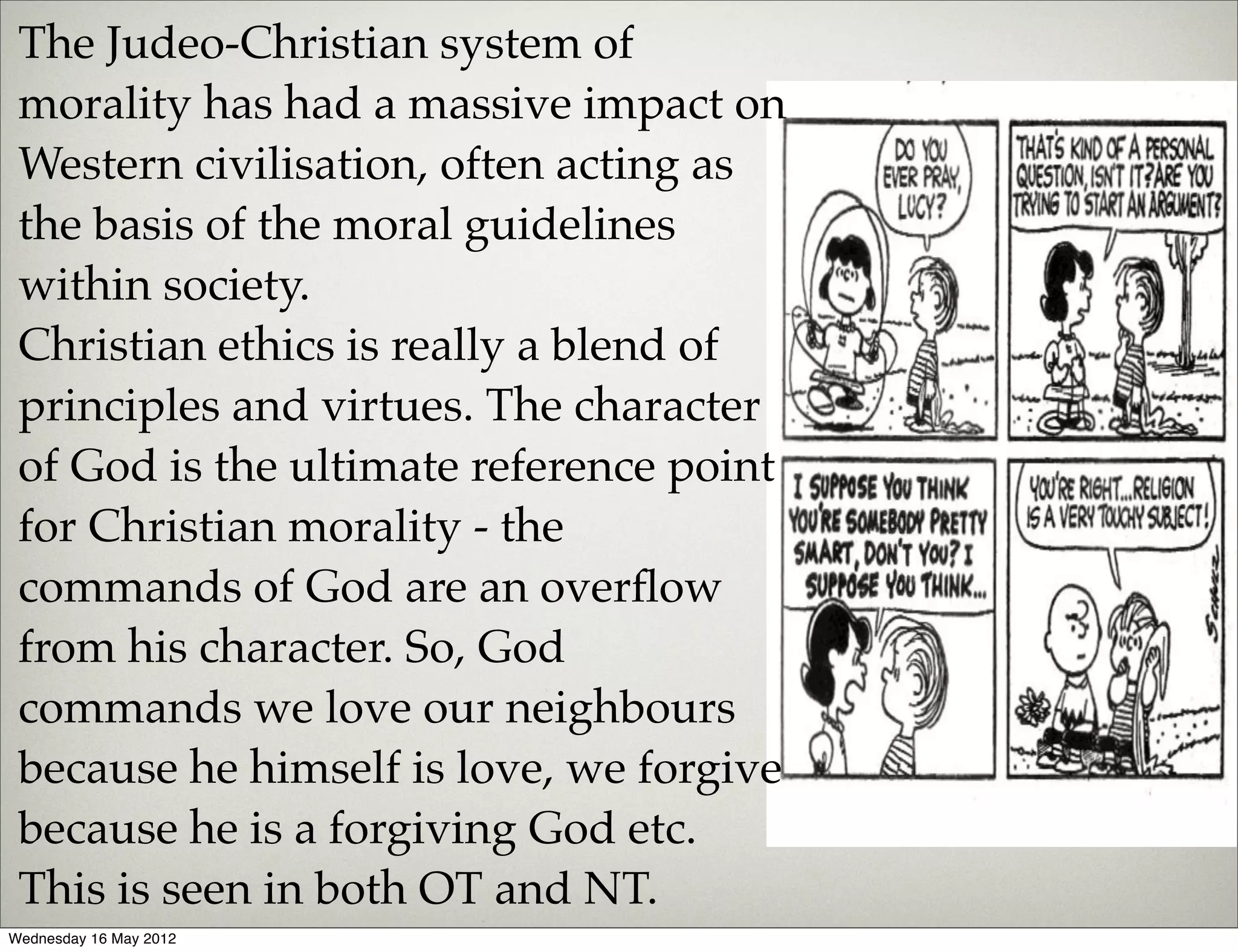Rae, Moral Choices: Ch2 - Christian ethics - Part A | PDF