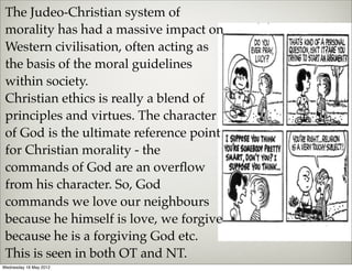 Rae, Moral Choices: Ch2 - Christian ethics - Part A | PDF
