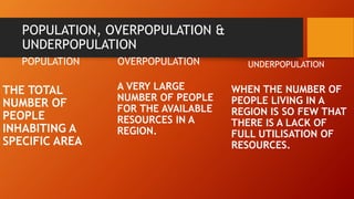 POPULATION DYNAMICS | PPTX