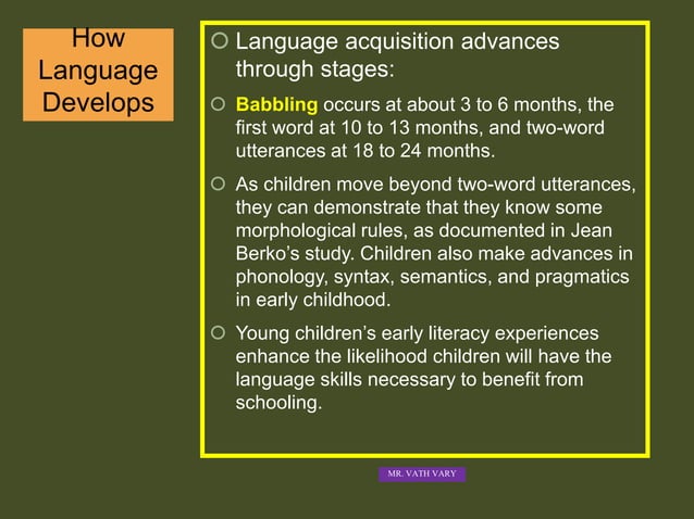 CH 2 Cognitive and Language Development.ppt