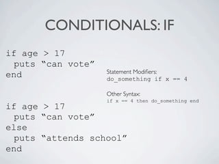 Conditionals | PPT