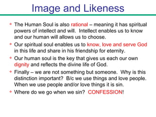 IMAGE AND LIKENESS OF GOD | PPT