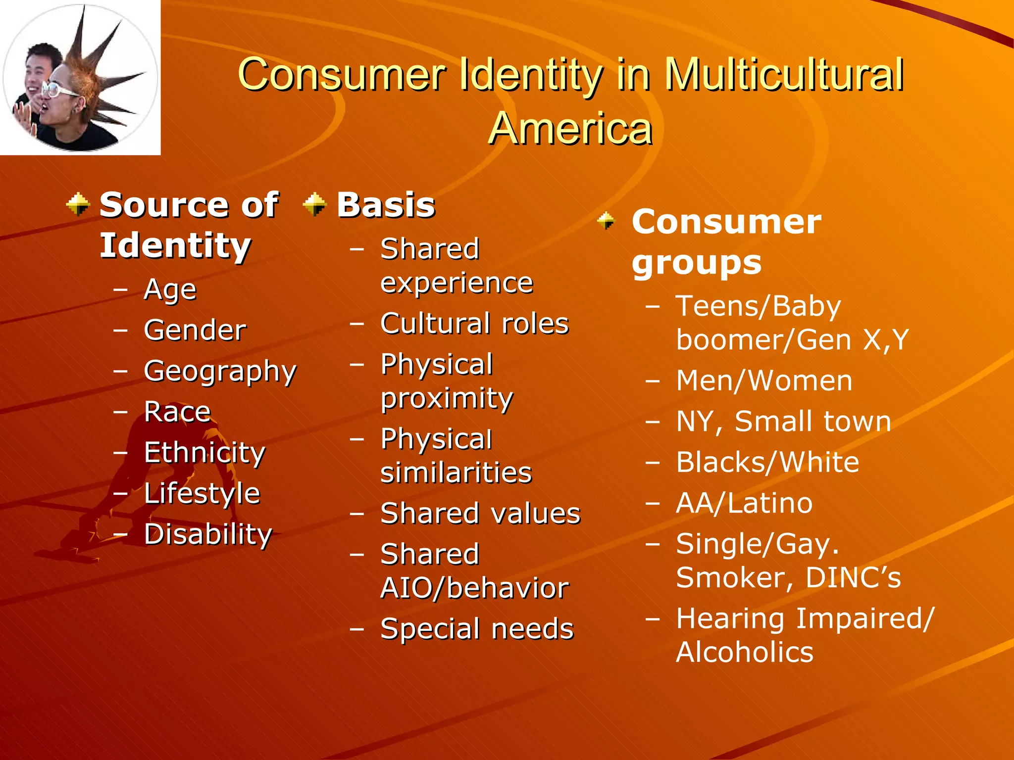 Consumer Identity In A Multicultural Society | PPT