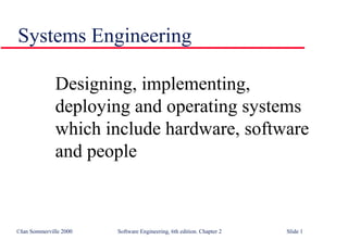 SYSTEM ENGINEERING | PPT