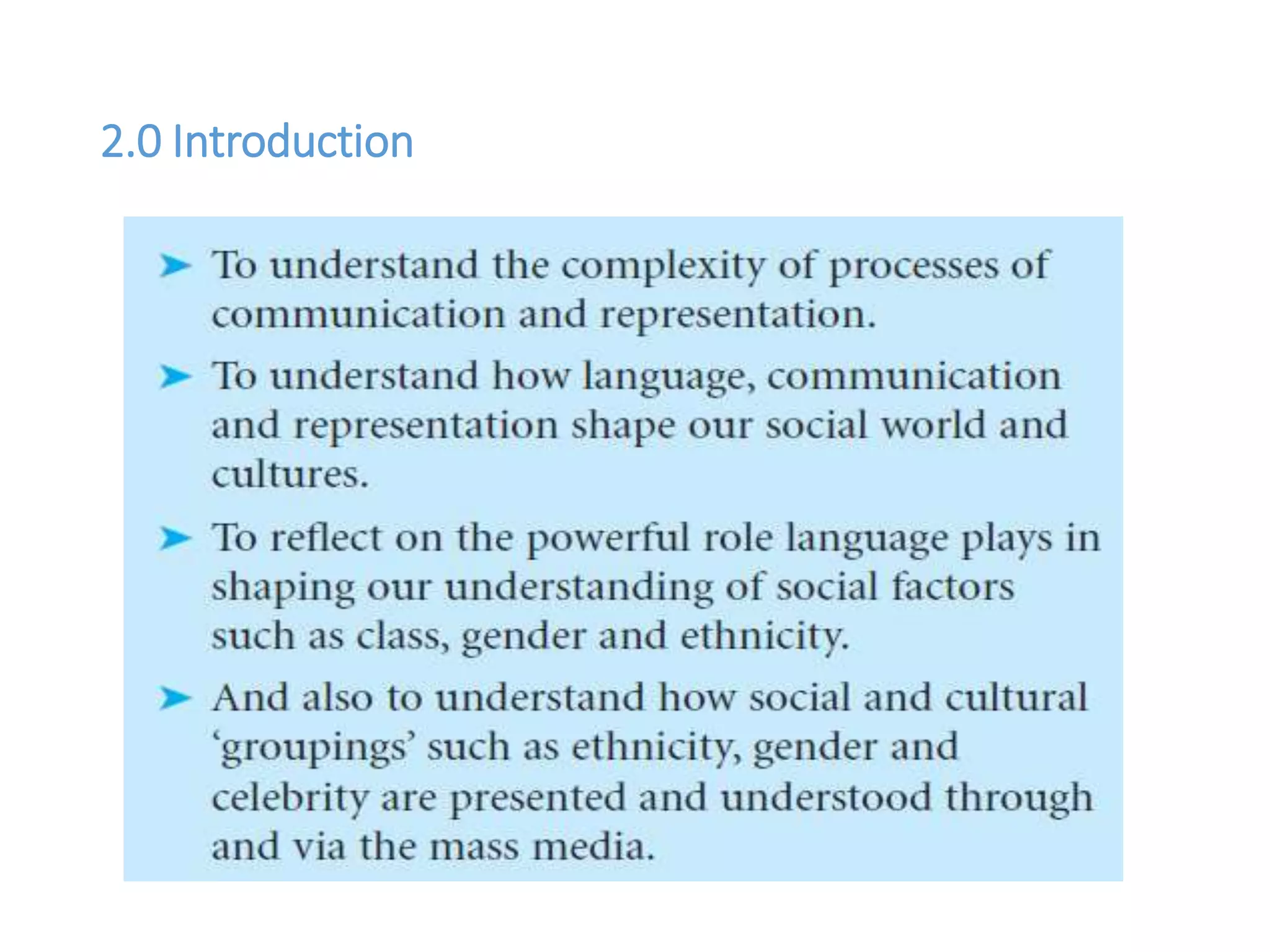 Ch2 culture, communication and representation | PPTX
