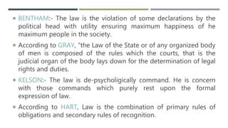 Development of law | PPTX