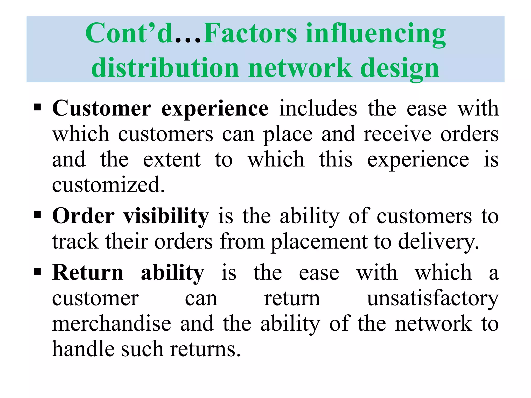 ch 2 distribution mgt(2).pptx | Logistics and Transportation Industry ...