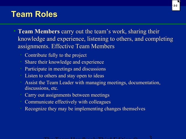 Chapter 2 - Team Roles & Responsibilities | PPT