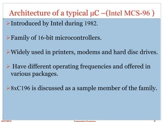 Ch2 embedded processors-ii | PDF
