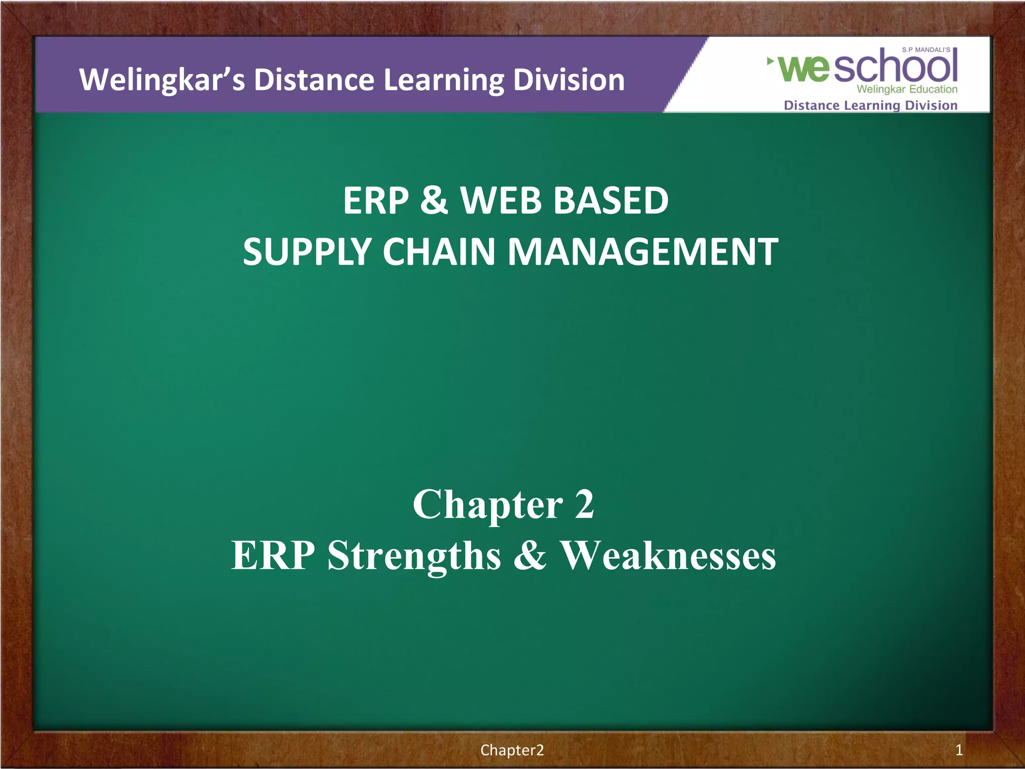 Erp Strength & Weakness | PPT