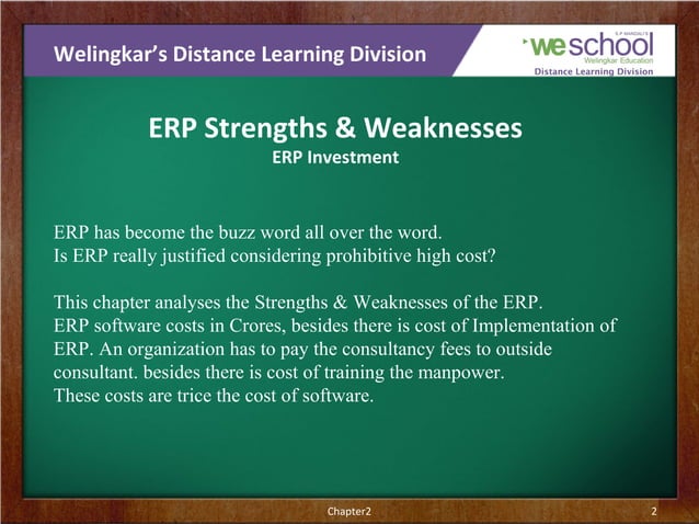 Erp Strength & Weakness | PPT