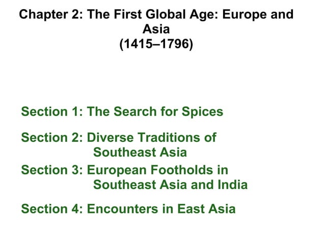Ch2 Explorations of Asia | PPT