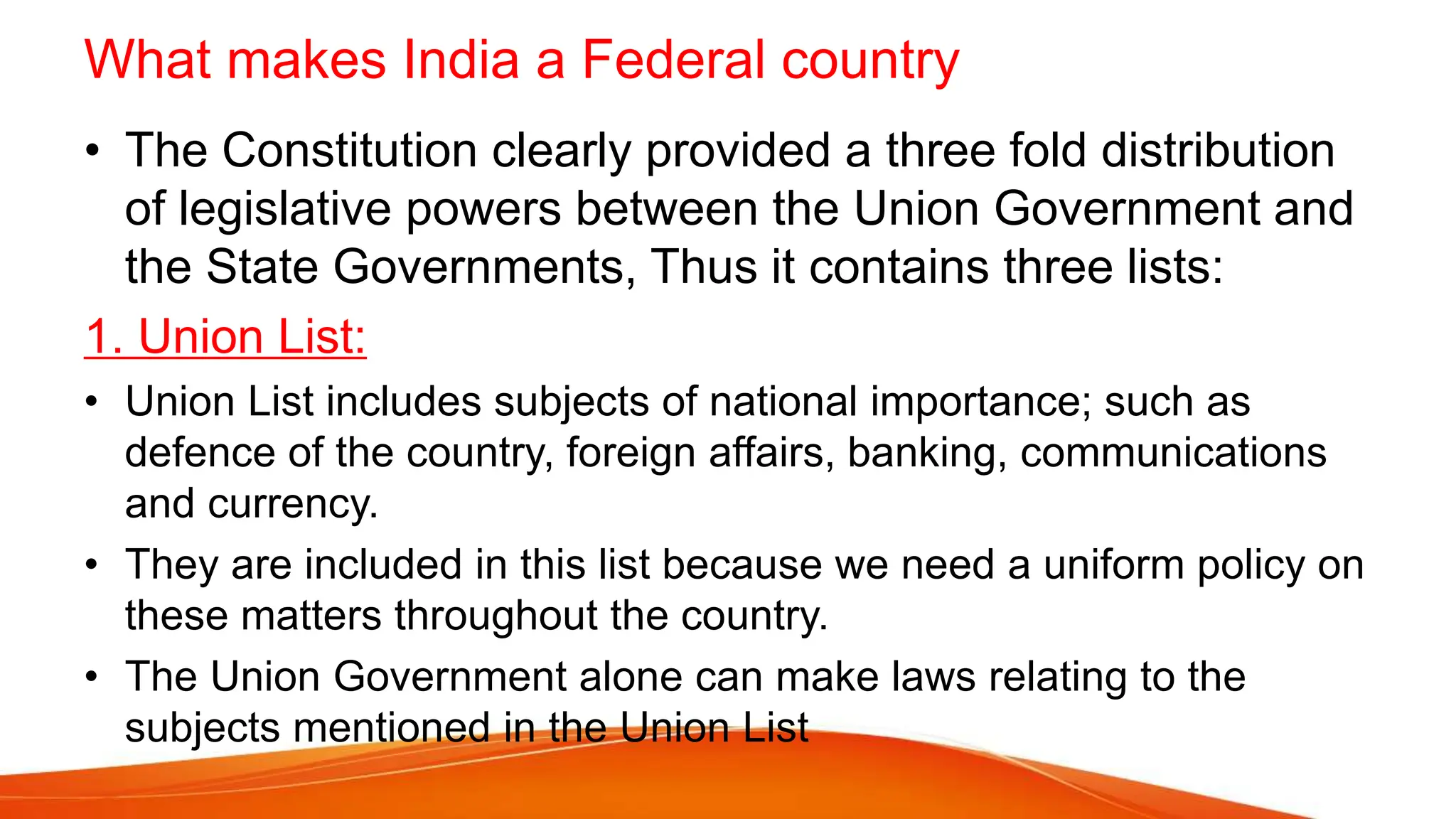 Ch 2 Federalism.ppt for class 10 students | PPT