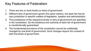 Ch 2 Federalism.ppt for class 10 students | PPT