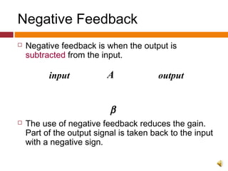 Ch 2 feedback amplifier | PPT