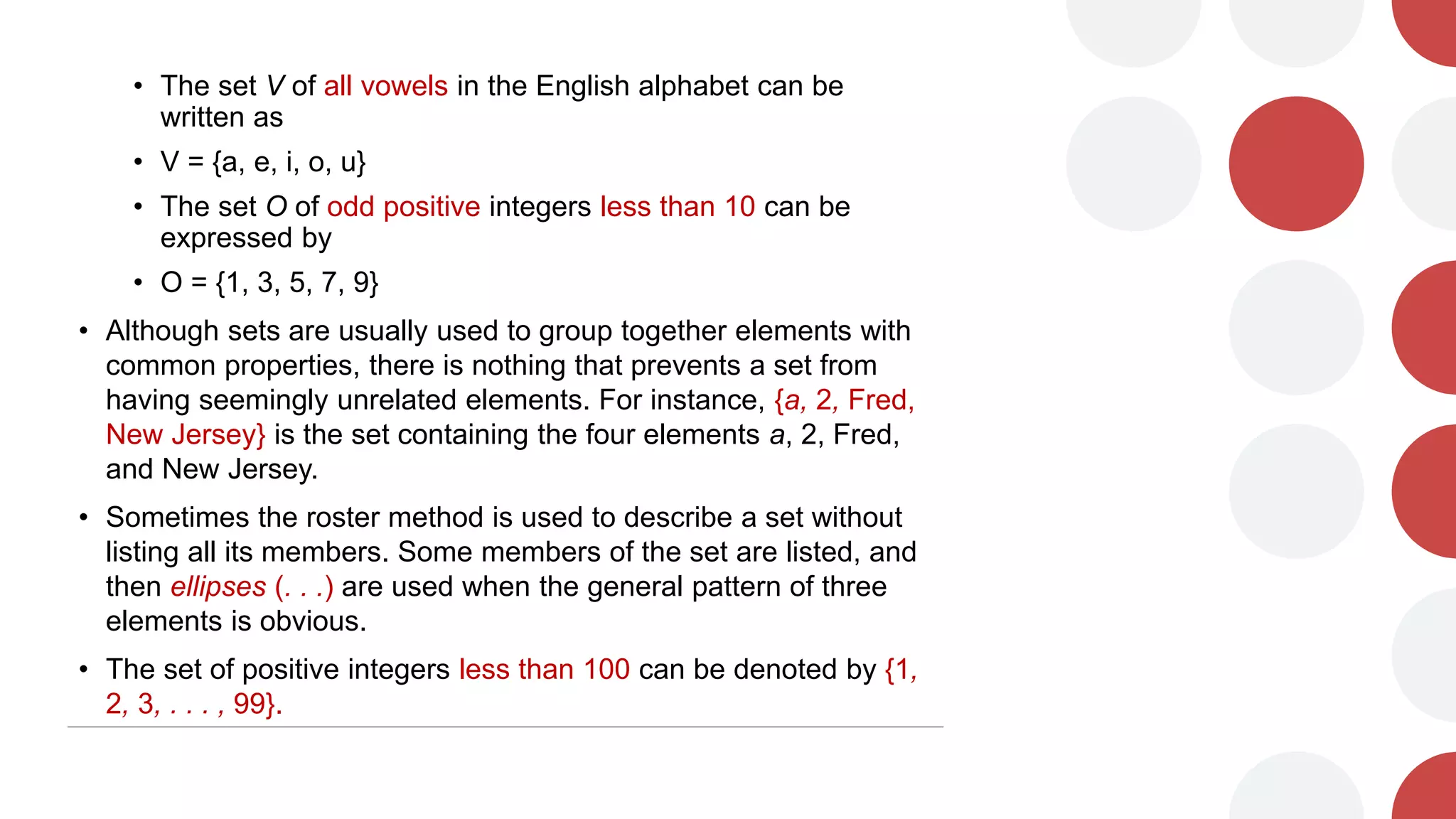 Discrete Math Chapter 2: Basic Structures: Sets, Functions, Sequences ...