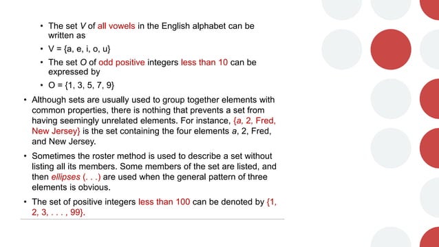 Discrete Math Chapter 2: Basic Structures: Sets, Functions, Sequences, Sums, and Matrices | PPTX ...