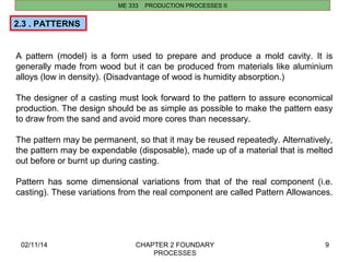 Ch2 foundaryproc Erdi Karaçal Mechanical Engineer University of ...