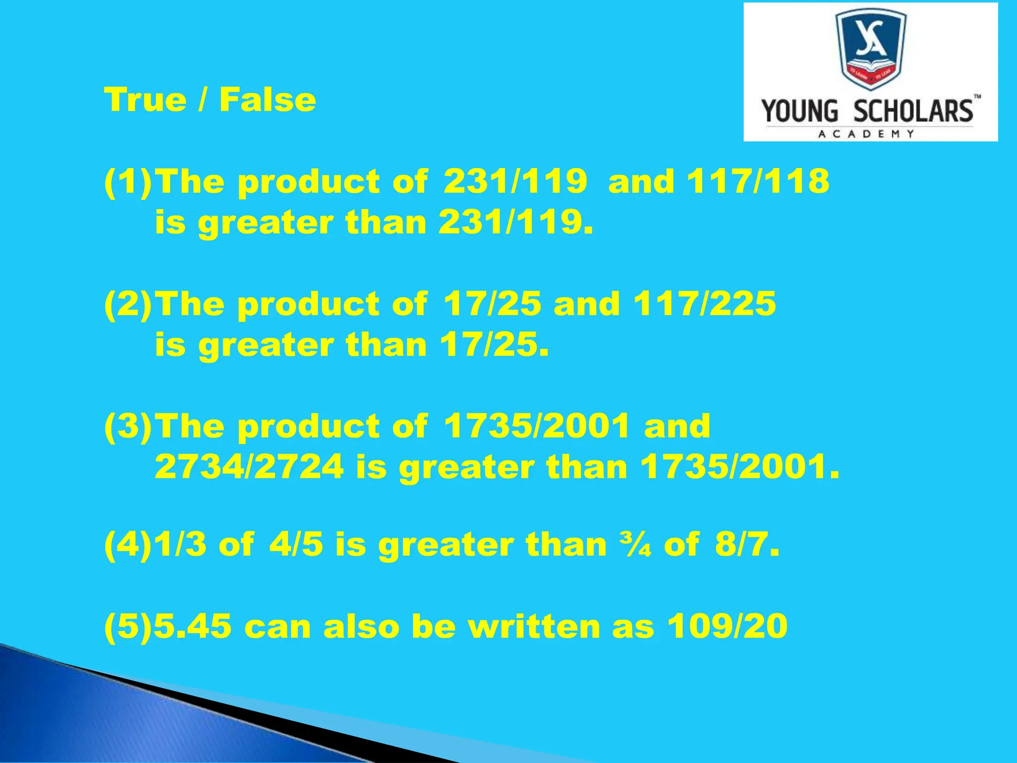 Ch 2 Fraction and Decimals 1.pptx..................... | PPT