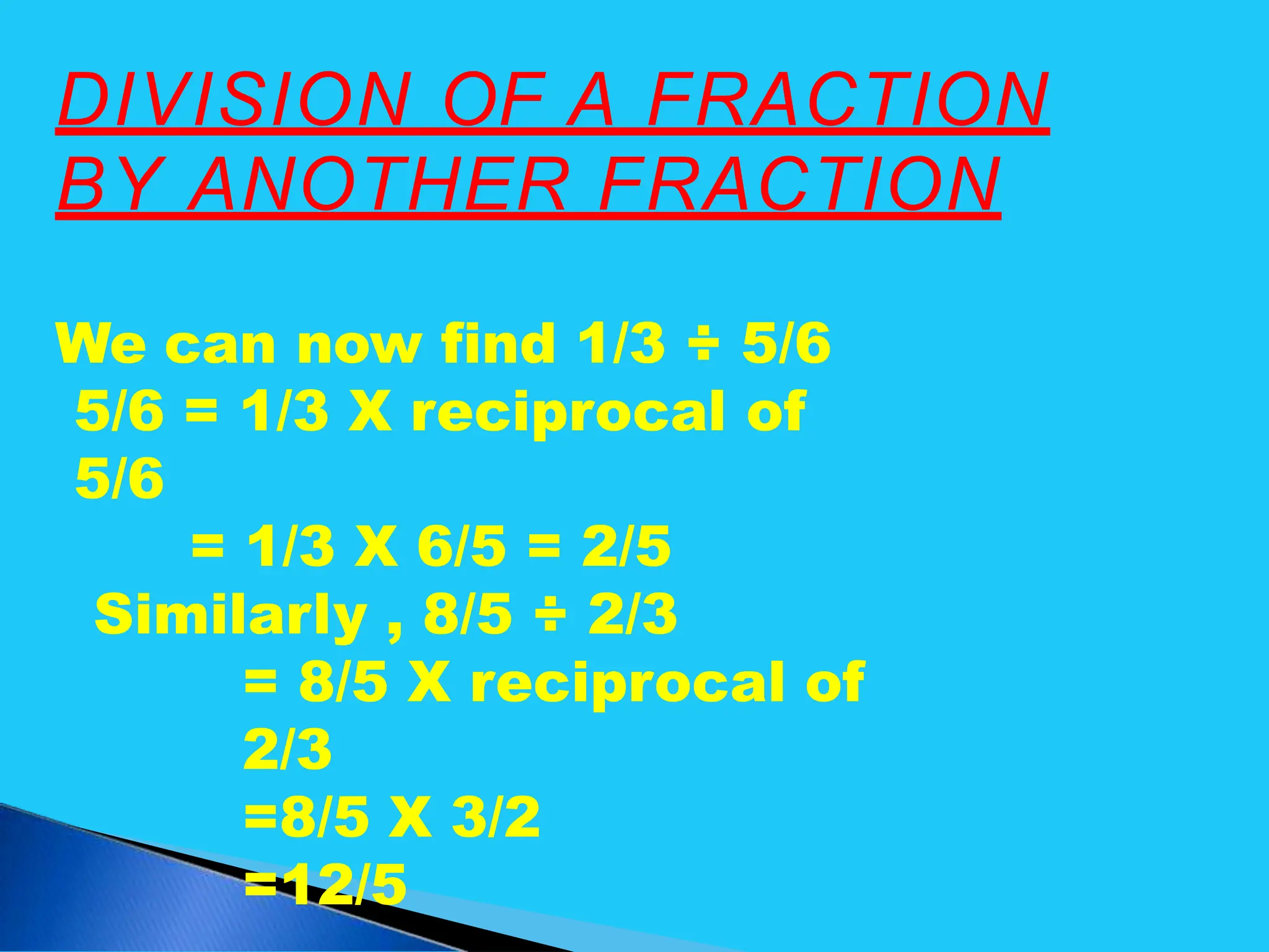 Ch 2 Fraction and Decimals 1.pptx..................... | PPT