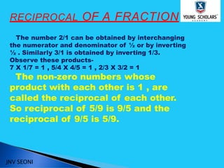Ch 2 Fraction and Decimals 1.pptx..................... | PPTX