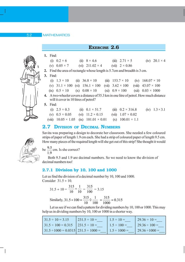 Ch 2 fractions and decimals | PDF | Physics | Science