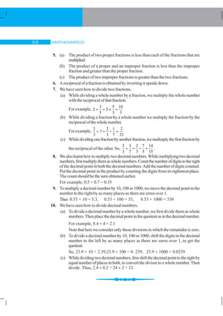Ch 2 fractions and decimals | PDF