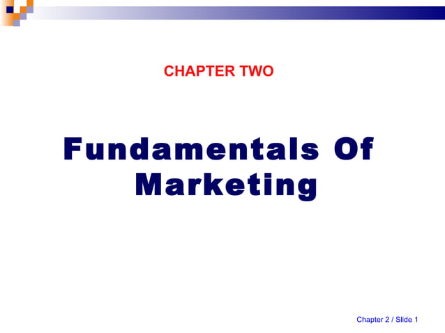 Ch2 fundamentals of_marketing | PPT