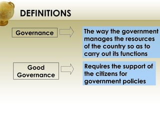 Ch 2 governance | PPT