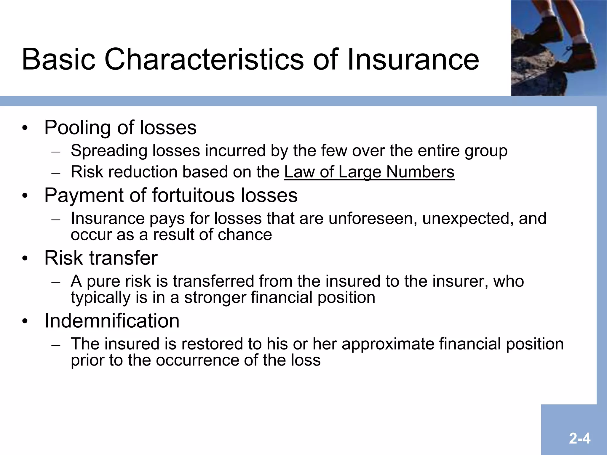 Ch#2 INSURANCE AND RISK 35 Slides.pptx