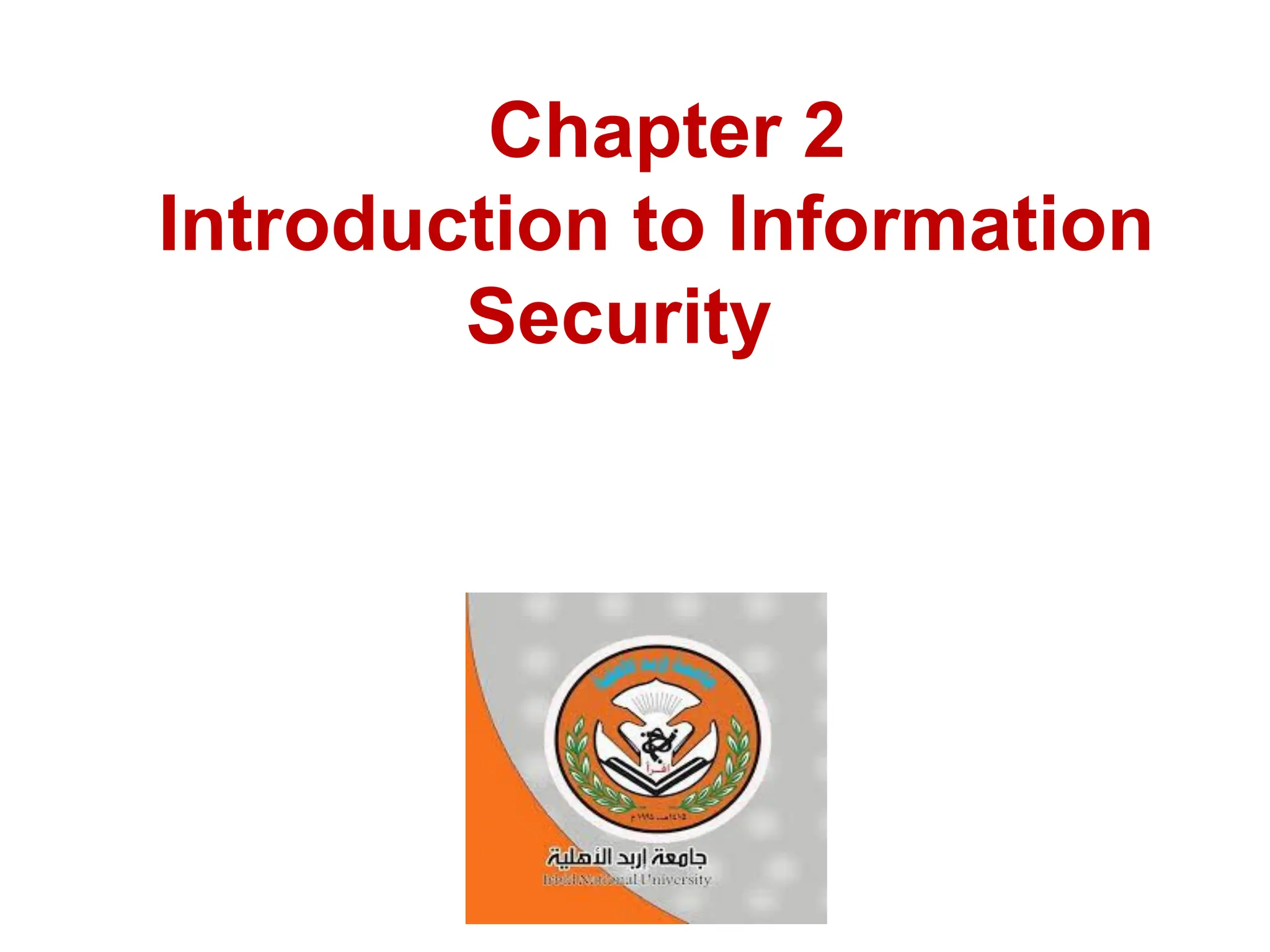 Ch2 Introduction To Information Security 3 Pdf
