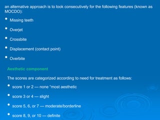 Ch2 lec2 orthodontics "Classifications " | PDF